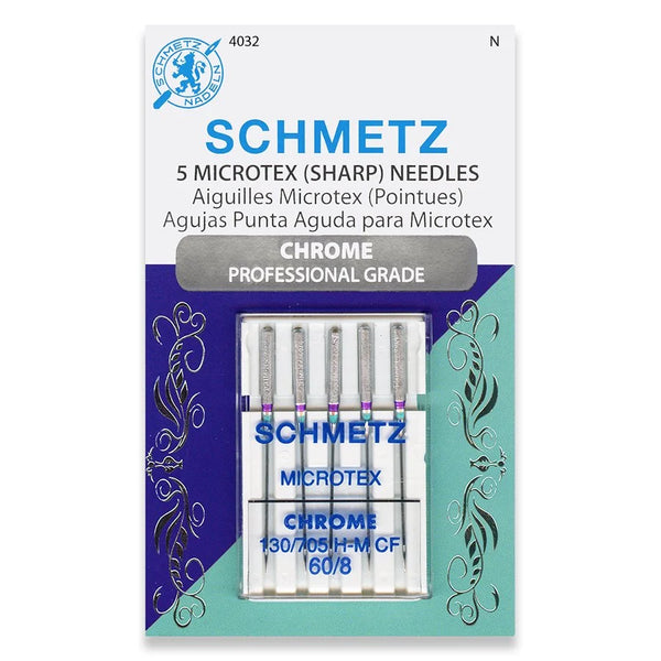 Schmetz Chrome Microtex Needles - mrsewing