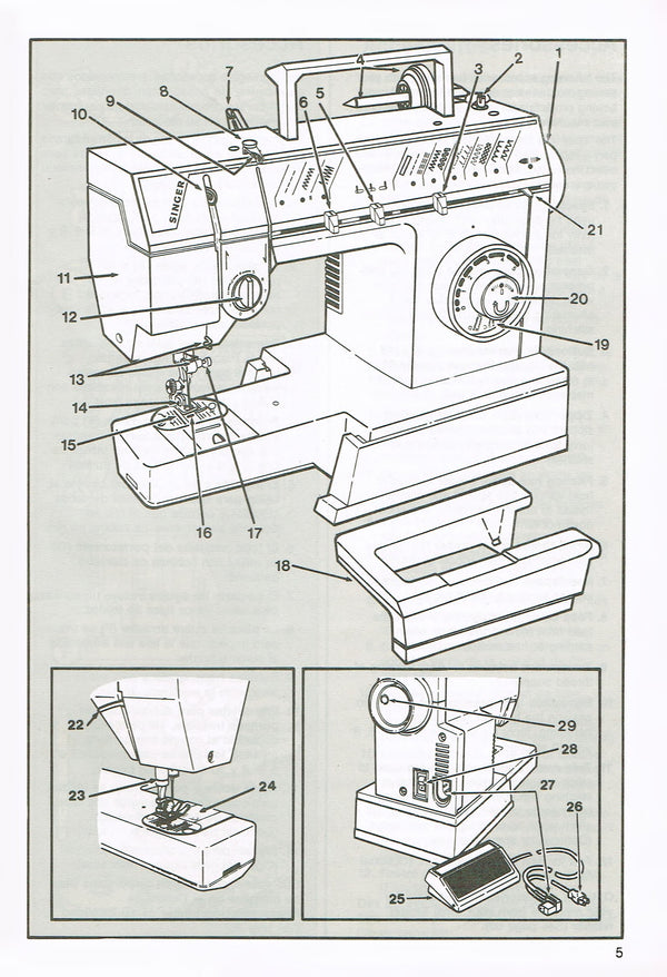 Singer 621B/5817C Instruction Manual - mrsewing