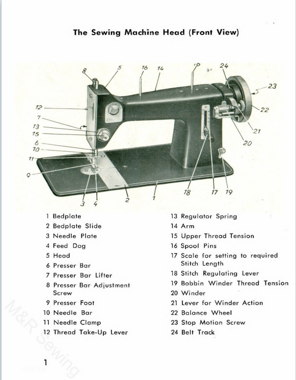 Pfaff 15 Instruction Manual - mrsewing