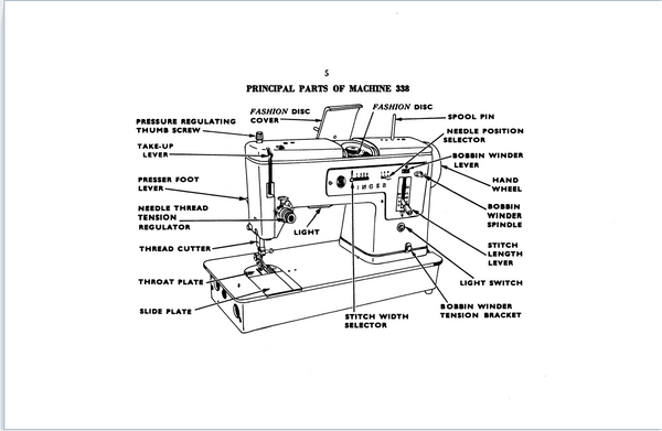 Singer 338 Instruction Manual - mrsewing