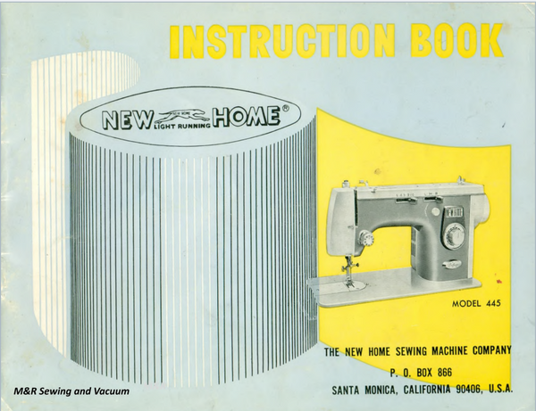 Instruction Manual, New Home 535, PDF Download, [350] - mrsewing