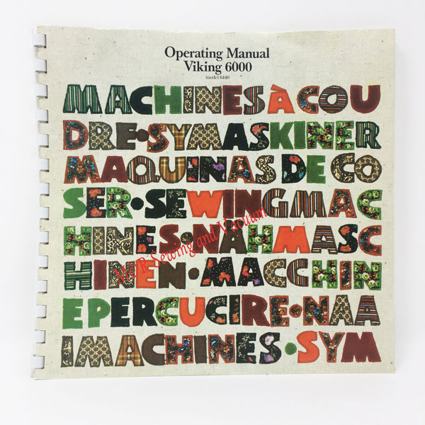 Operating Manual Viking 6440 - mrsewing