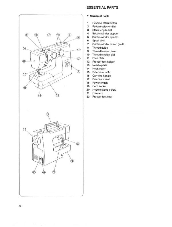 Baby Lock BL1108 Instruction Manual - mrsewing